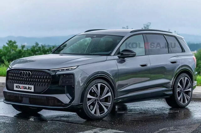 Audi Q9: le immagini spia sulla neve - alVolante.it